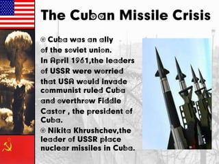 The Cold War Era, World War, World Politics, Project, PPT, PowerPoint ...