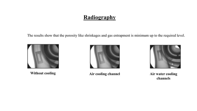 Directional solidification in GDC dies through cooling and heating ...