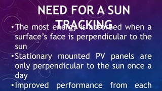 sun tracking | PPTX | Physics | Science