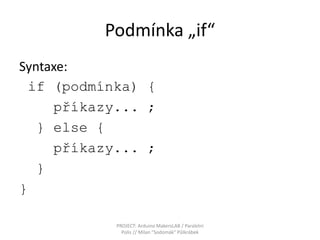 PROJECT: Arduino 2 | PPT