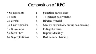 Reactive Powder Concrete | PPTX
