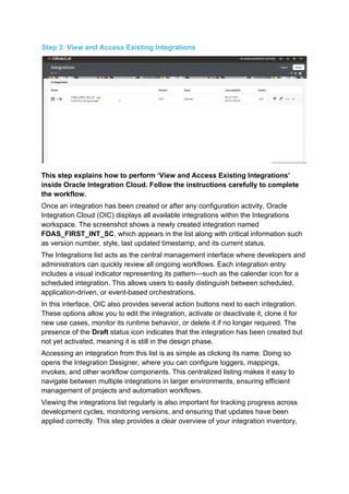 Oracle Integration Cloud – Complete Step-by-Step Integration Workflow ...