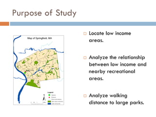 Project 2 (Springfield, MA) - Assessing Low Income And Recreational Areas | PDF | Geography ...