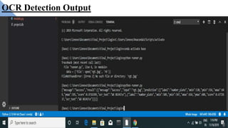 Traffic Violations Detector using object detection -part2 | PPTX