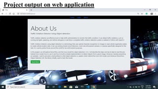Traffic Violations Detector using object detection -part2 | PPTX