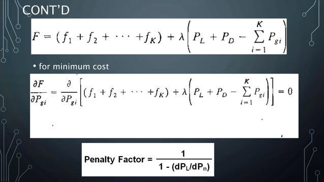 A presentation on economic load dispatch | PPTX | Power and Energy ...