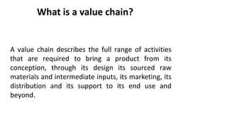 An introduction of Global Value Chains (GVCs) | PPTX