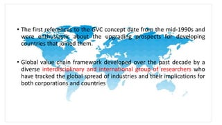 An introduction of Global Value Chains (GVCs) | PPTX