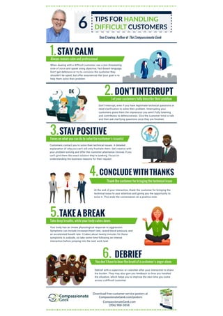6 Tips for Handling Difficult Customers | PDF