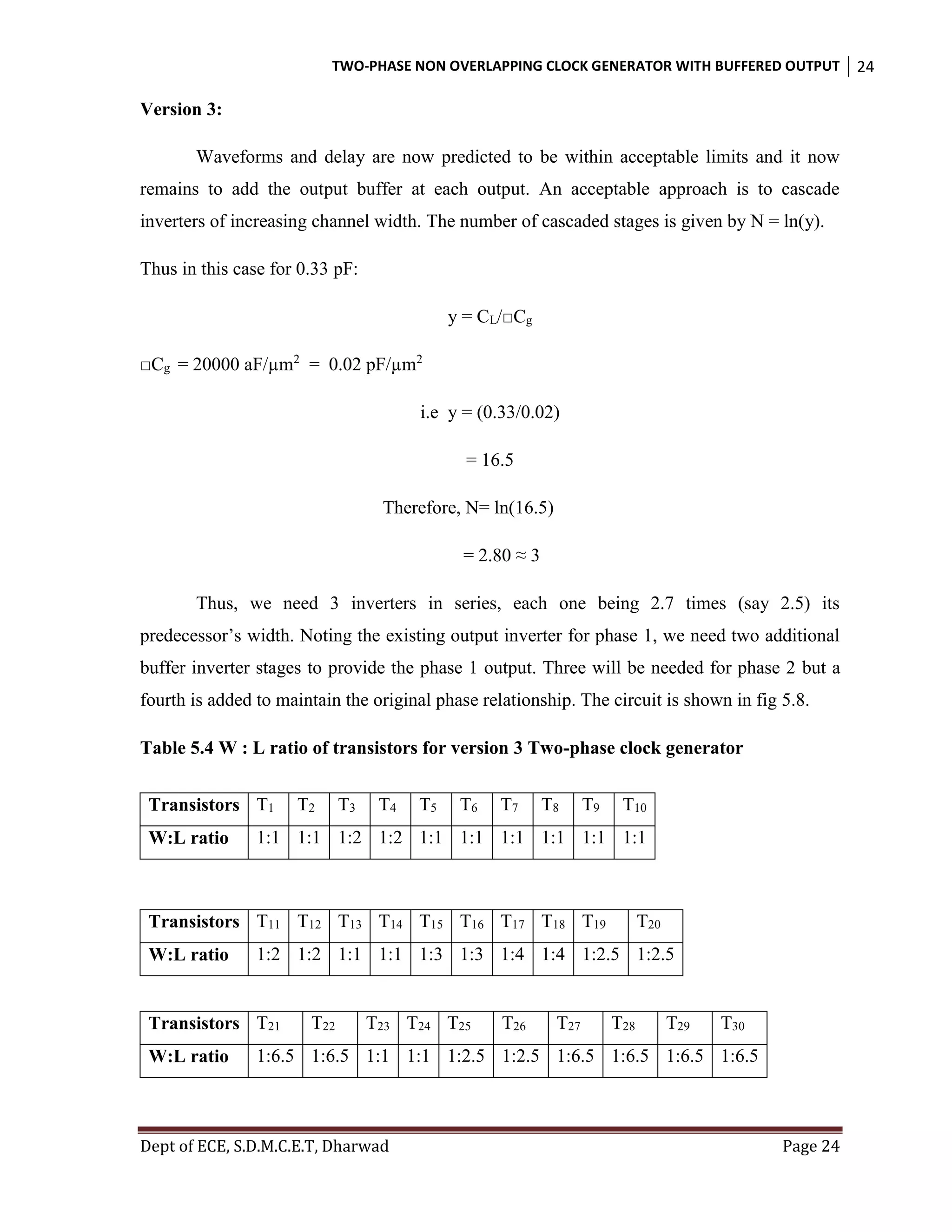 Design of -- Two phase non overlapping low frequency clock generator ...