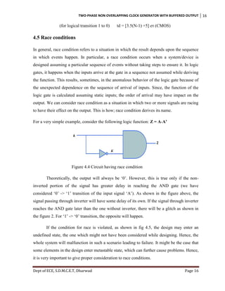 Design of -- Two phase non overlapping low frequency clock generator ...
