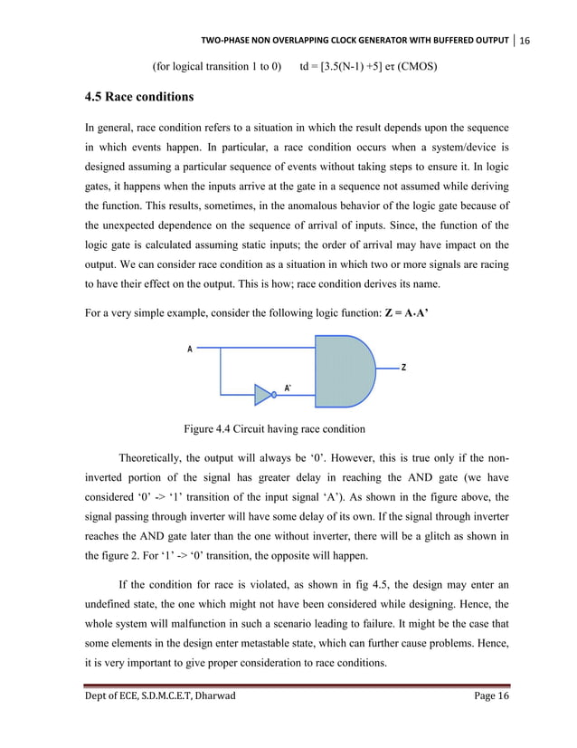 Design of -- Two phase non overlapping low frequency clock generator ...