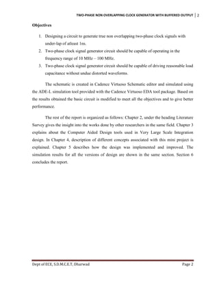 Design of -- Two phase non overlapping low frequency clock generator ...