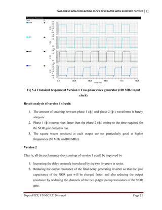 Design of -- Two phase non overlapping low frequency clock generator ...