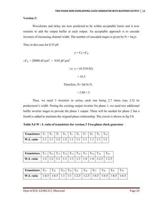 Design of -- Two phase non overlapping low frequency clock generator ...