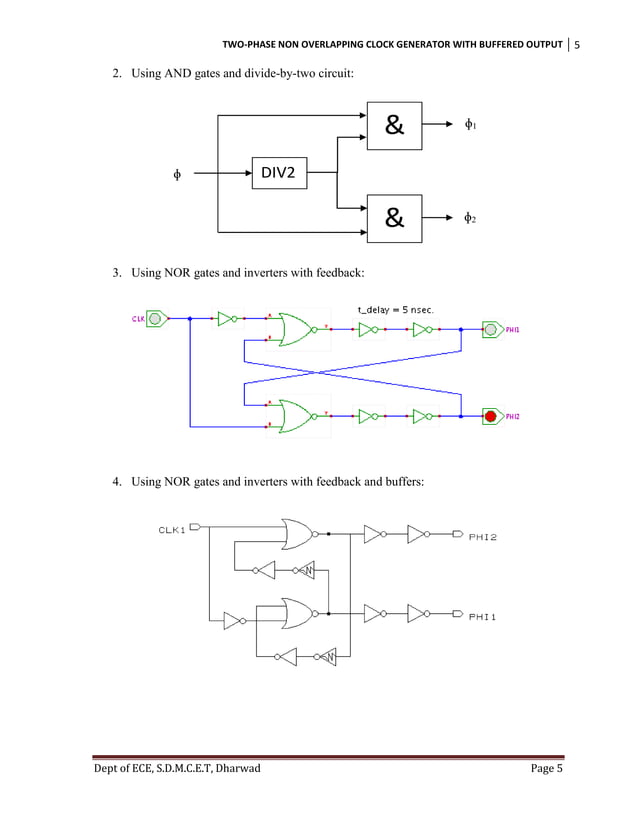 Design of -- Two phase non overlapping low frequency clock generator using Cadence Virtuoso EDA ...