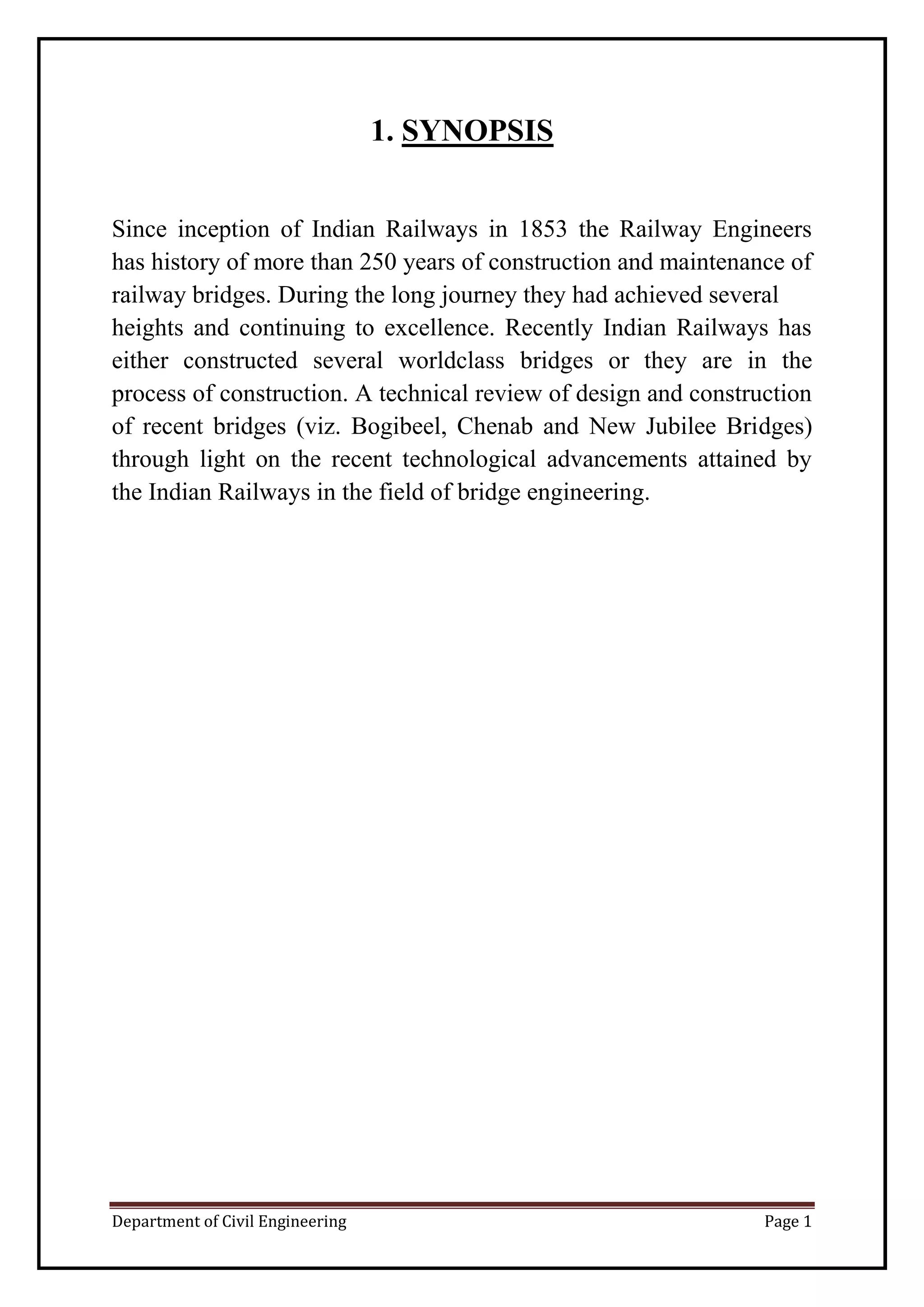 project report on truss bridge | PDF