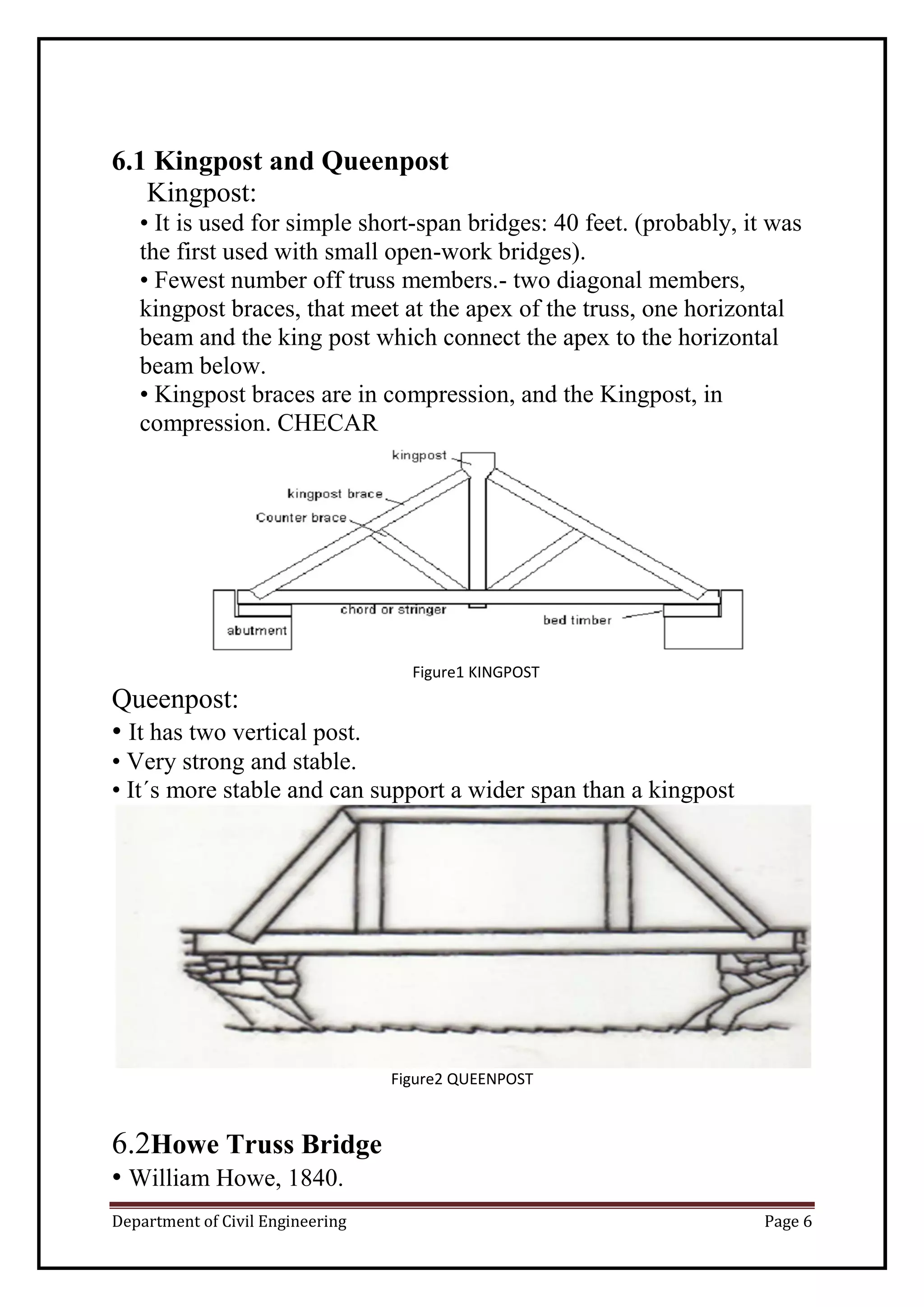 project report on truss bridge | PDF