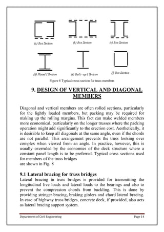 project report on truss bridge | PDF