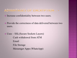 Software for encrypting and decrypting text file powerpointpresentation | PPT
