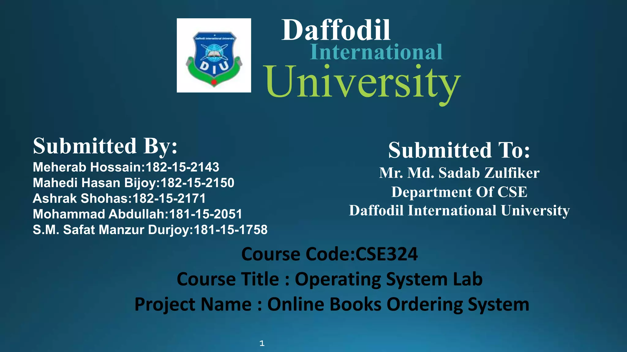 Operating System Lab Project | PPTX