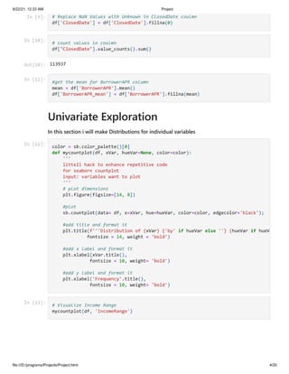Project Data Visualization | PDF