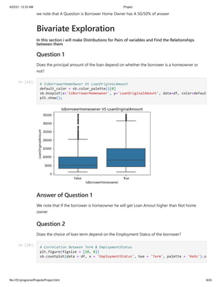 Project Data Visualization | PDF