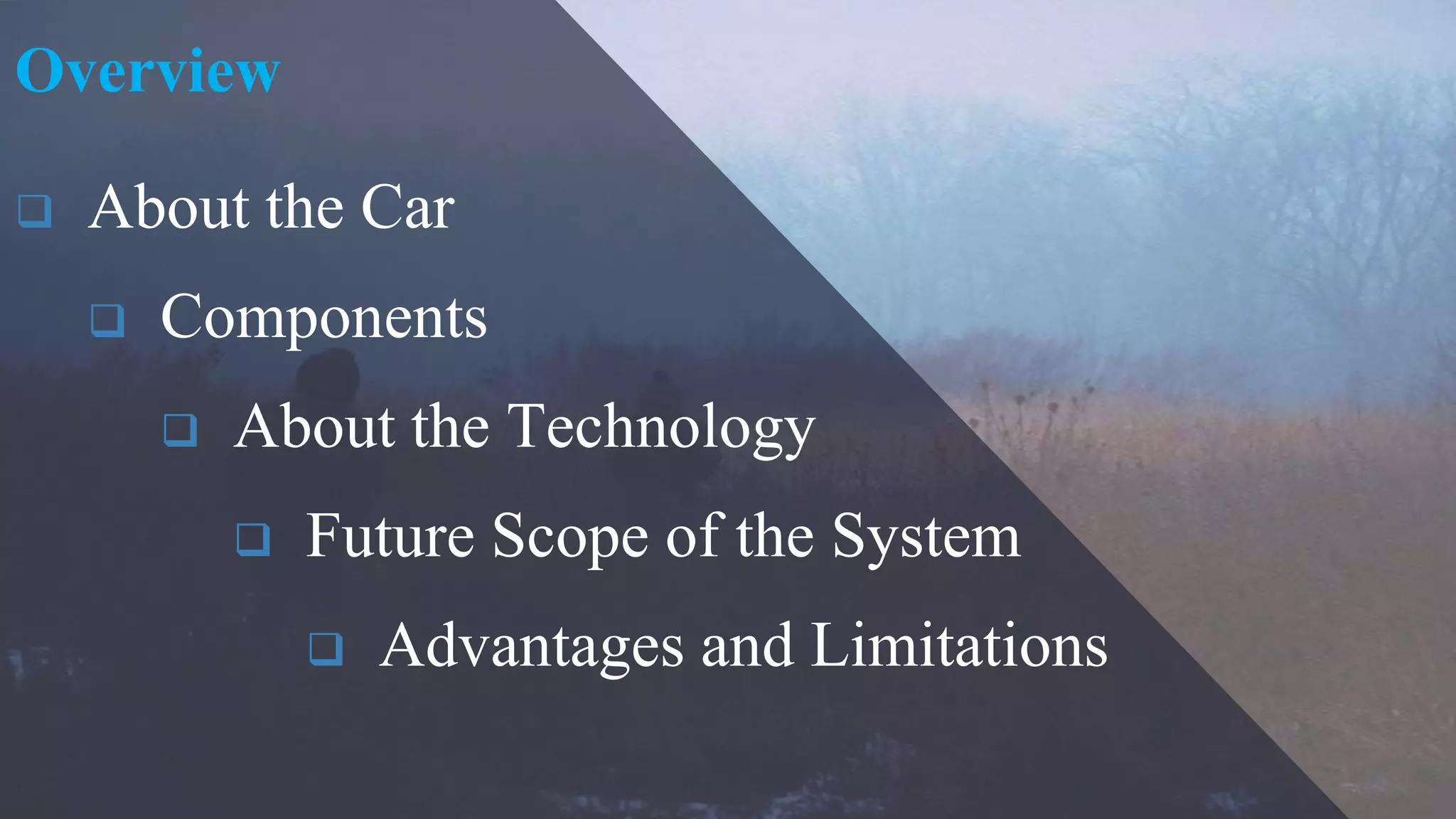 Voice Control Car Presentation | PPTX