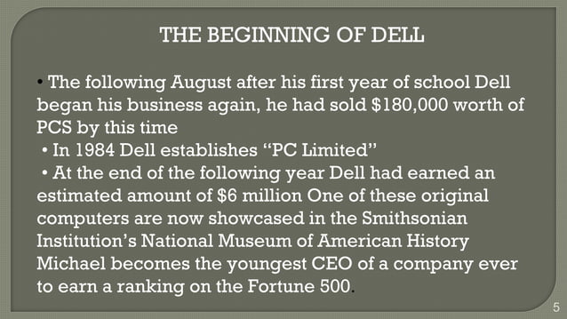 Michael s Dell | PPTX