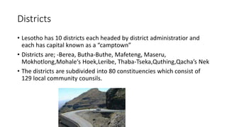 History of Lesotho | PPT