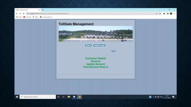 AUTOMATION OF TOLLGATE.ppt (6).pptx | Computing | Technology & Computing
