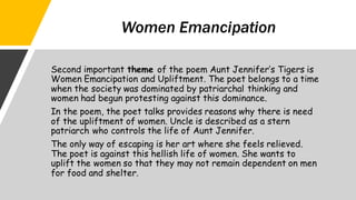 Aunt Jennifer's Tigers | PDF