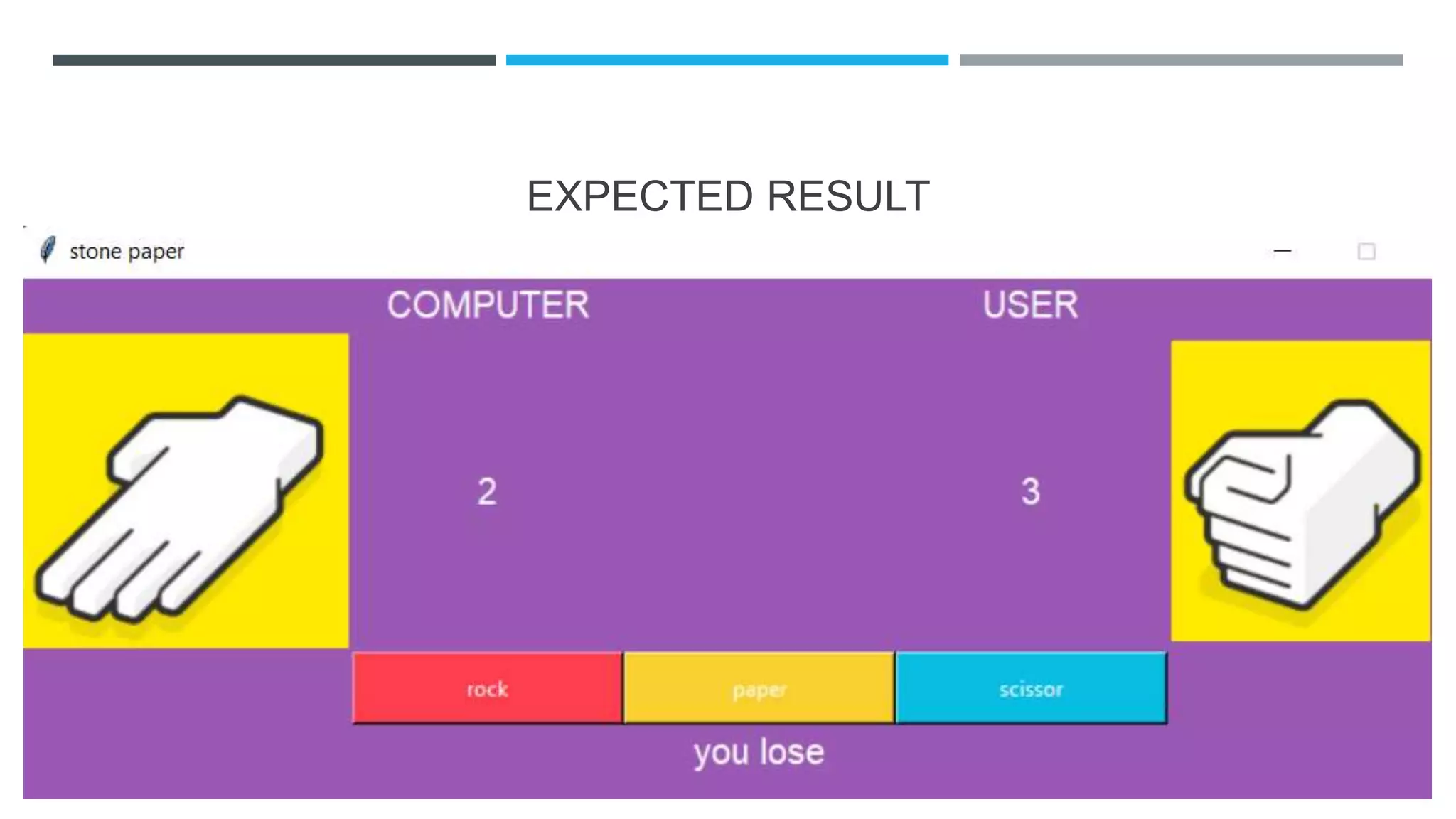 Stone paper scissor | PPTX