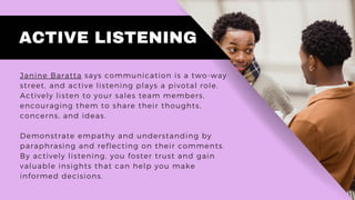 Harnessing the Power of Communication: Motivating and Influencing Sales Teams as a Successful ...