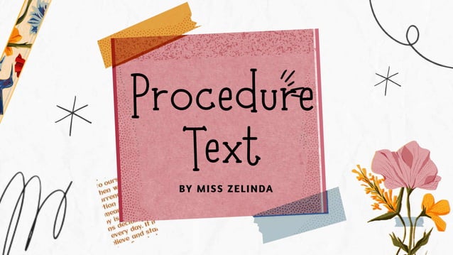 Procedure Text | PPTX