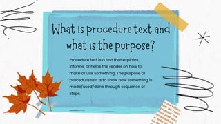 Procedure Text | PPTX