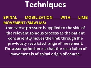 Mulligan technique physiotherapy........ | PDF