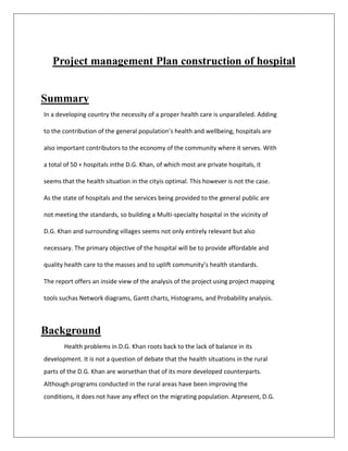project management hospital construction.docx