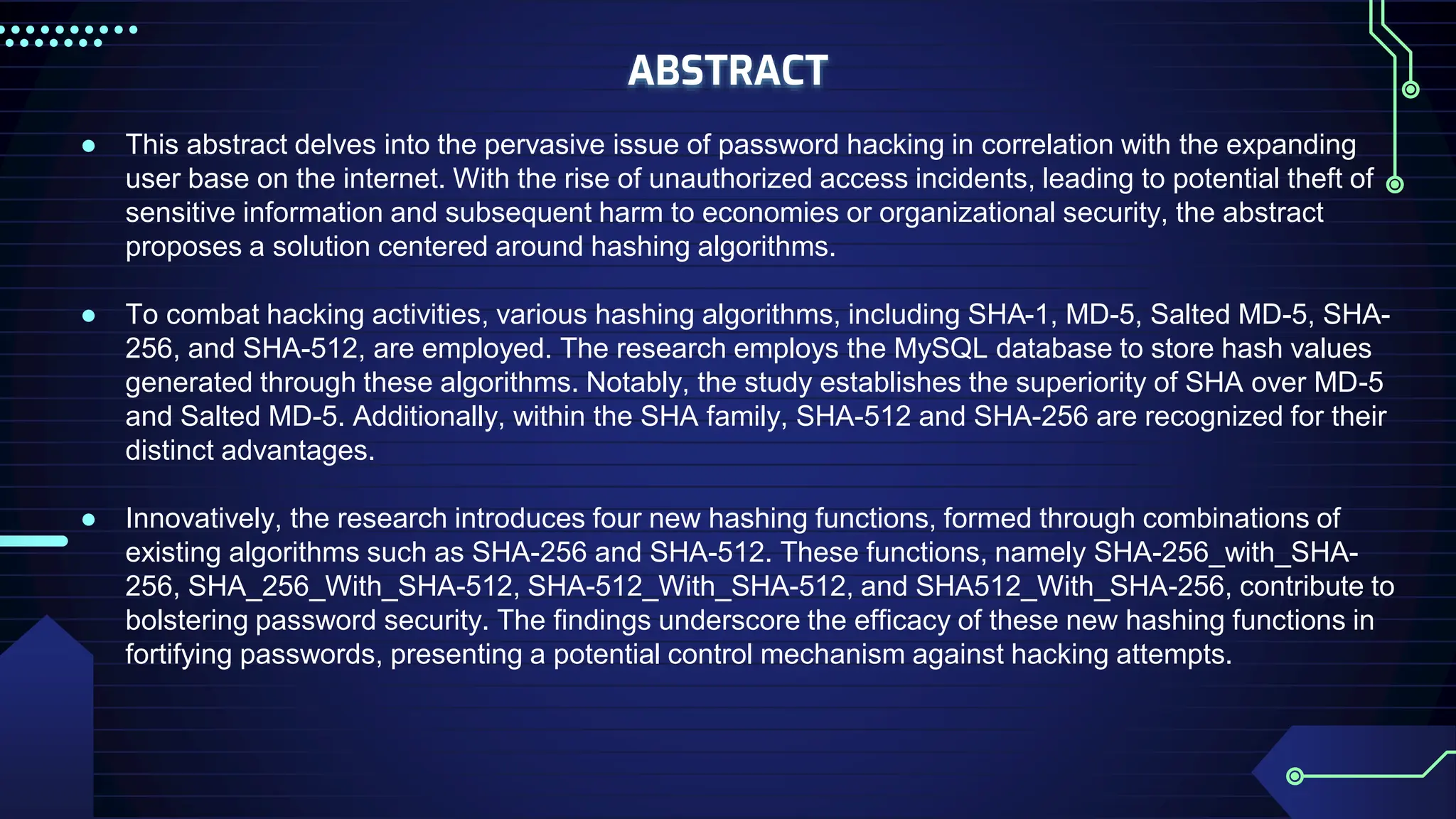 Comparative Hash Algorithm Power Point Presentation Ppt