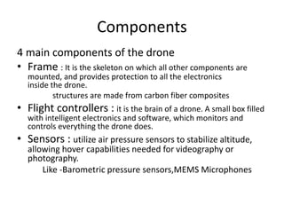 " Fabrication of tri - amphibious drone " | PPTX