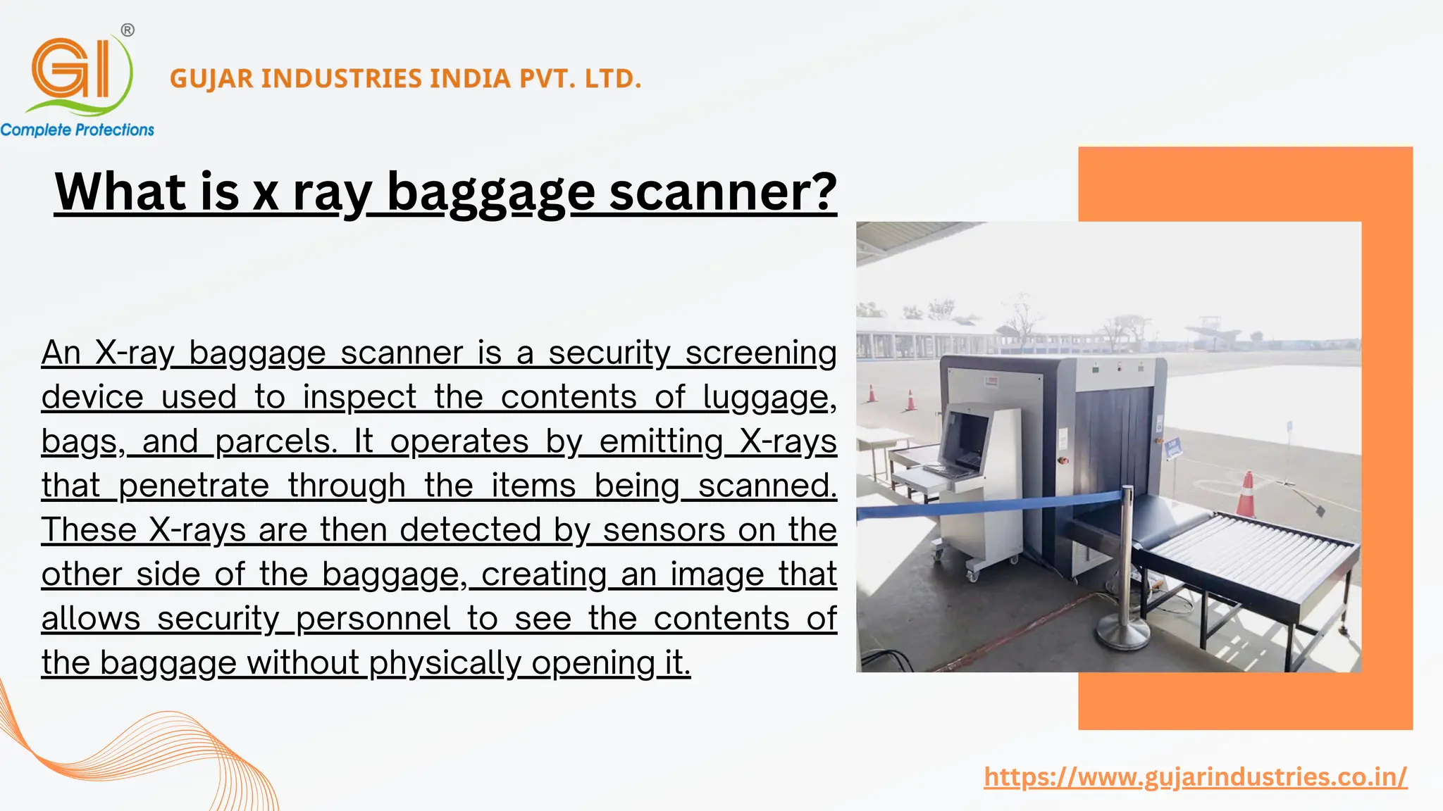 x ray baggage scanner manufacturers in India | PDF