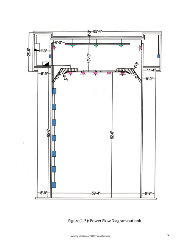 Wiring Design of KUET Auditorium Building | PDF | Civil Engineering ...