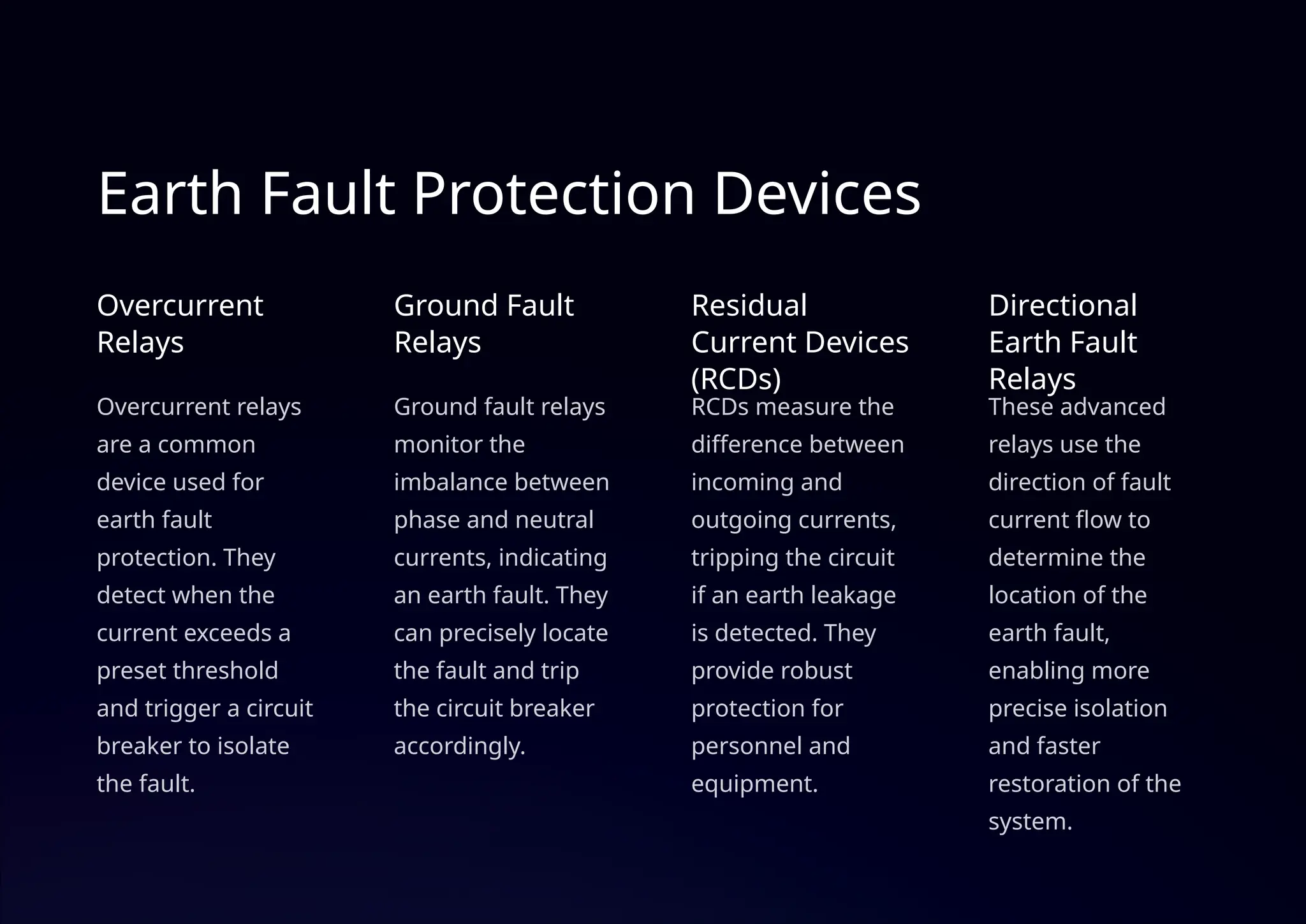 Project earth fault in electrical power Engineering .pptx