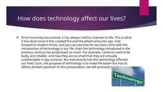 PROJECT- Technology in our everyday life.pptx