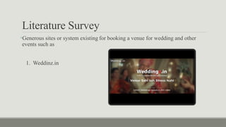 A Web based Venue booking system provides the searching facilities ...
