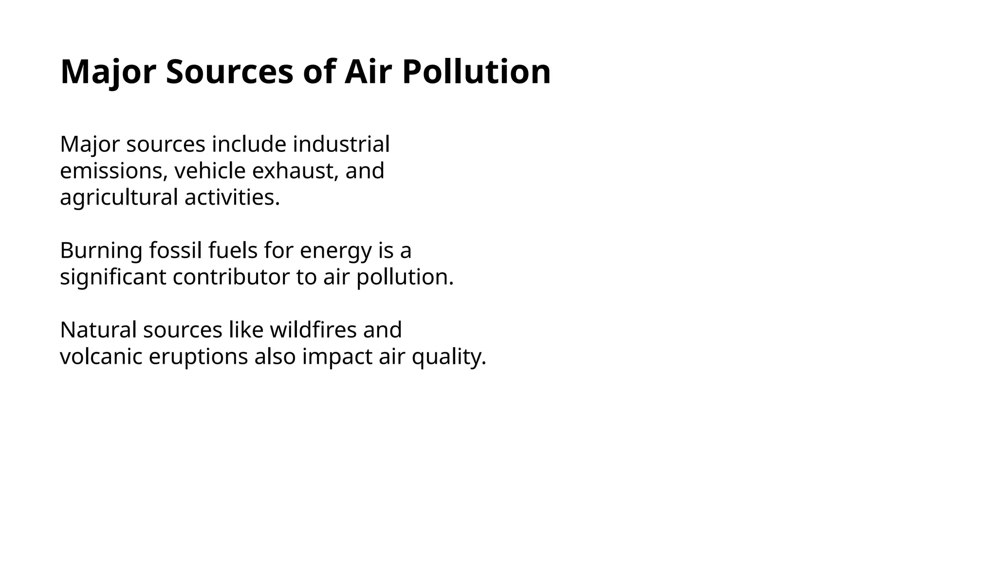 Make a presentation on chemistry AIR POLLUTION | PPT