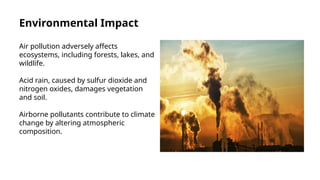 Make a presentation on chemistry AIR POLLUTION | PPT