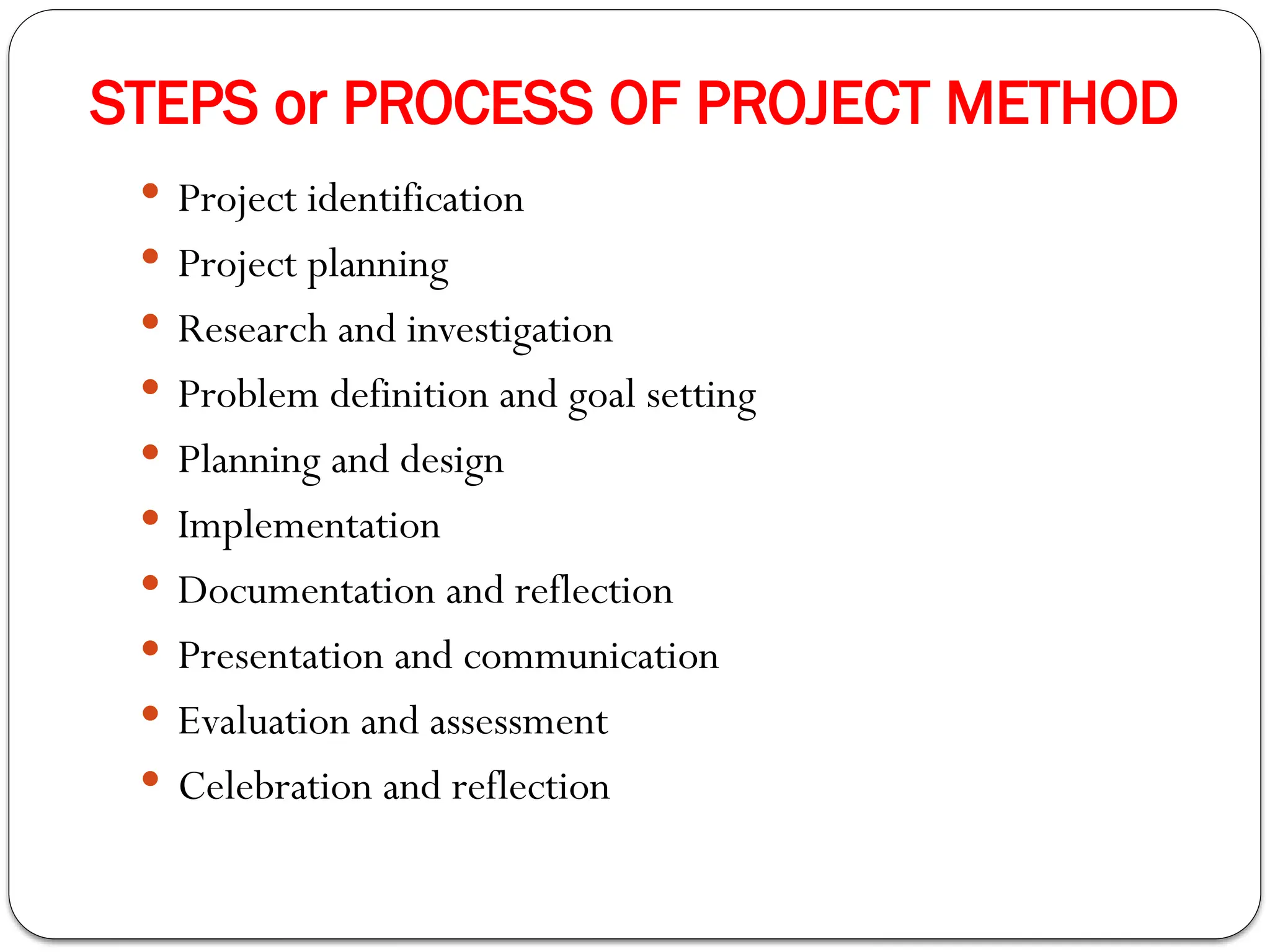 PROJECT METHOD OF TEACHING IN nursing education.pptx