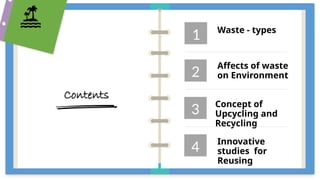 Project - Best out of waste - Environmental | PPTX