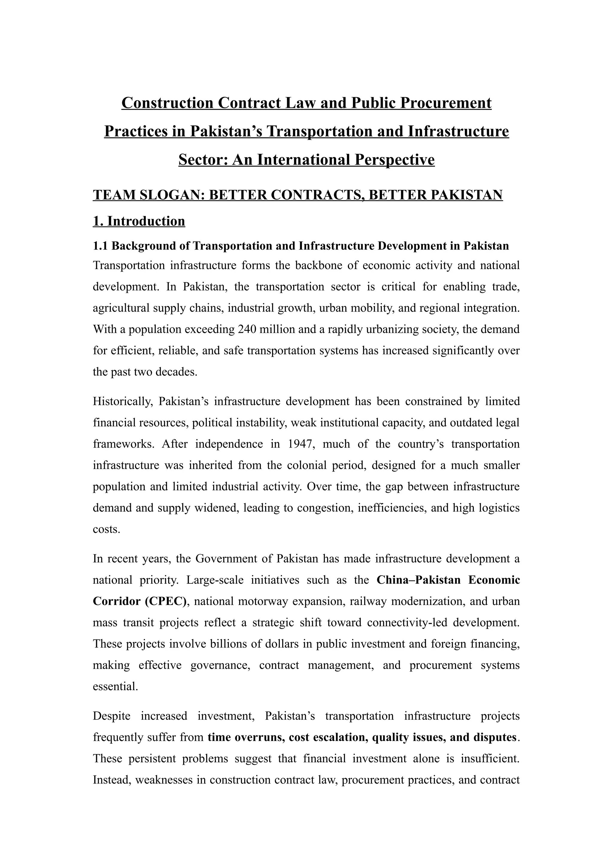 Procurement Assignment Contract management | DOCX